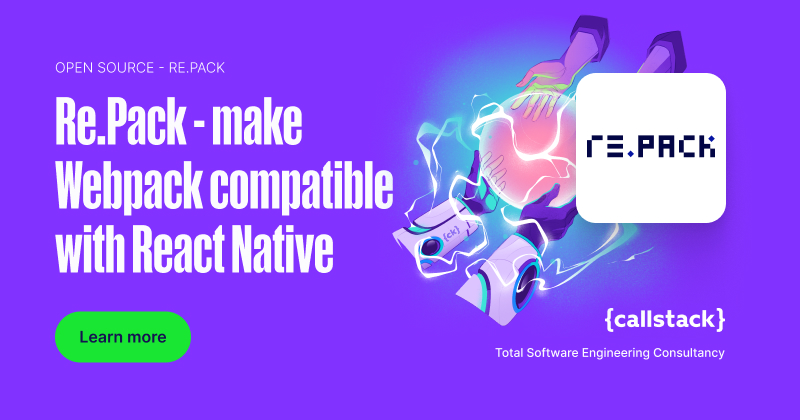 Webpack toolkit for building React Native apps with full Webpack ecosystem support | {callstack ...
